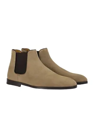 DOUCAL'S Suede Chelsea Boots - Cocoa