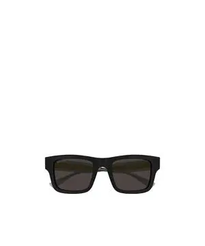 Gucci Square Frame Sunglasses - Black/smoky