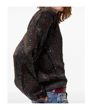 Missoni Sequin-embellished Zigzag-knit Cardigan