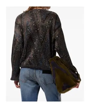 Missoni Sequin-embellished Zigzag-knit Cardigan