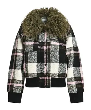 ESSENTIEL ANTWERP Plaid Coat