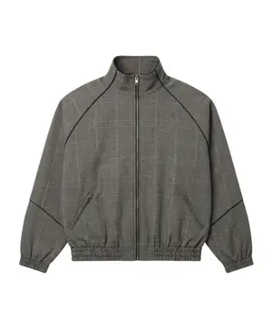 WILLY CHAVARRIA Checked Zip-up Jacket
