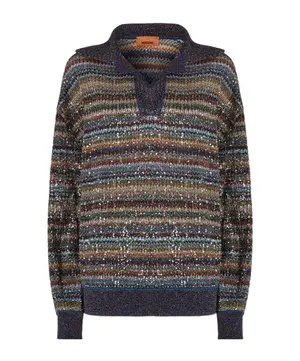 Missoni Sequin-embellished Striped Sweater