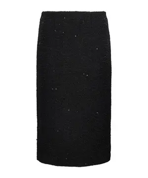 Roland Mouret Sequin Boucle Midi Skirt