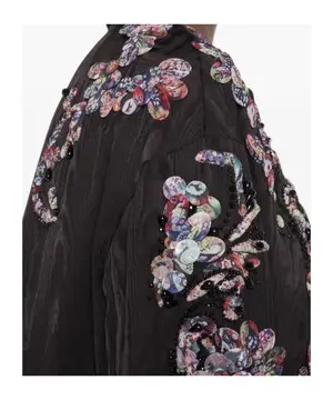 Dries Van Noten Embroidered Moiré Jacket