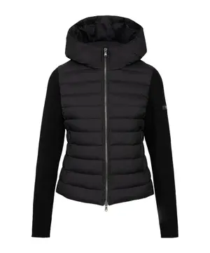 TATRAS Long-sleeved Down Jacket With Color-blocked Sleeves And Hood
