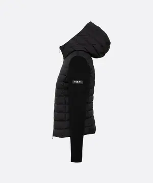 TATRAS Long-sleeved Down Jacket With Color-blocked Sleeves And Hood
