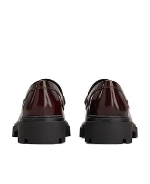 TOD'S Logo Plaque Chunky Loafers
