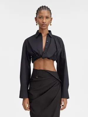 Jacquemus Bahia Cropped Shirt