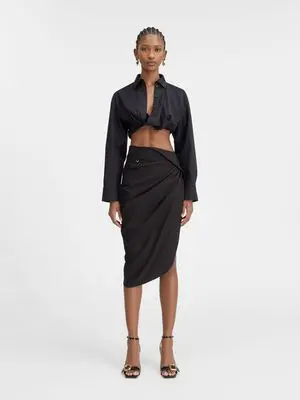 Jacquemus Bahia Cropped Shirt