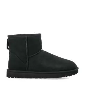 UGG Classic Mini Ii Sheepskin-lined Suede Boots - Nero