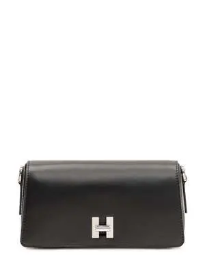 Hogan Flap Front Mini Clutch Bag With Front Closure