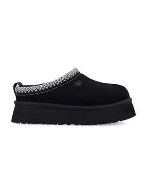 UGG Braided Suede Platform Flat - Nero