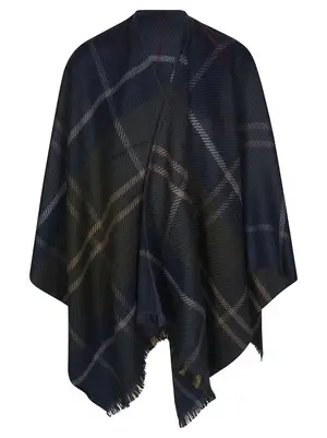 Barbour Blair Tartan Serape For - Nero