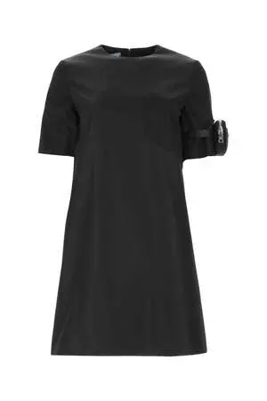 Prada Re-nylon Dress With Zip Detail