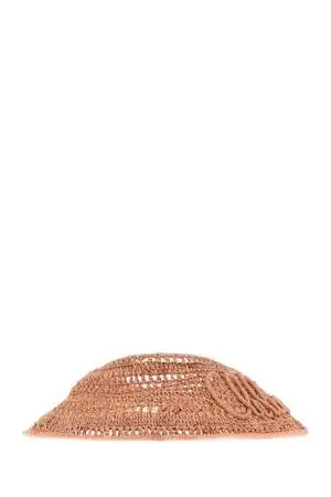 Chloé CHLOÉ Raffia Visor Pink
