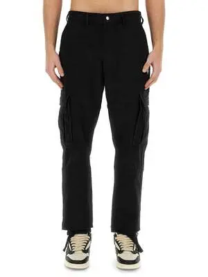 MARCELO BURLON COUNTY OF MILAN Trousers Cross Cotton Cargo - Black