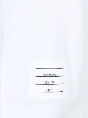 Thom Browne Classic Oxford Grosgrain Placket Shirt - White