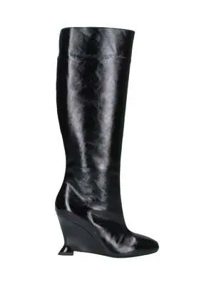 Balmain Knee-high Wedge Boots
