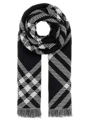 Burberry Embroidered Wool-silk Scarf For