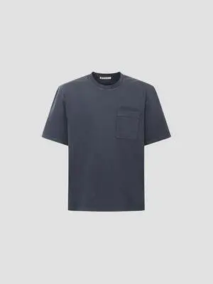 Marni Classic Cotton Knit T-shirt With Pocket