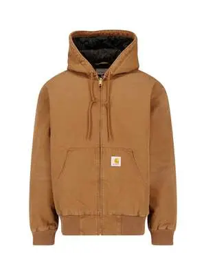 Carhartt Work In Progress Canvas Hooded Zip-up Jacket