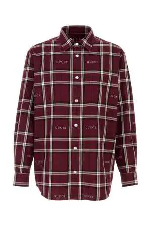Gucci Embroidered Cotton Shirt