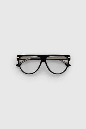 Victoria Beckham Flat Top Acetate Optical - Black