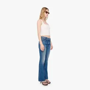 MOTHER The Lil' Runaway On A Roll Jeans - Blue