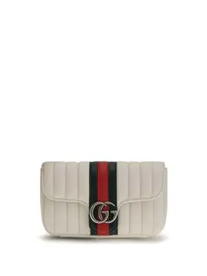 Gucci Gg Marmont Small Shoulder Bag - White
