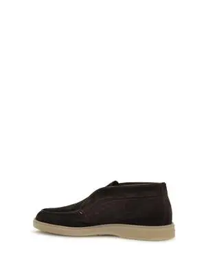 Santoni Digits Suede Loafers