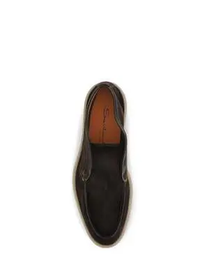 Santoni Digits Suede Loafers