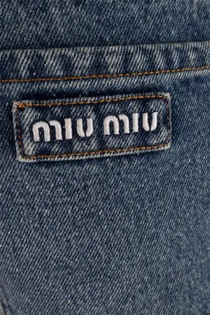 Miu Miu Straight Leg Jeans - Multicolor