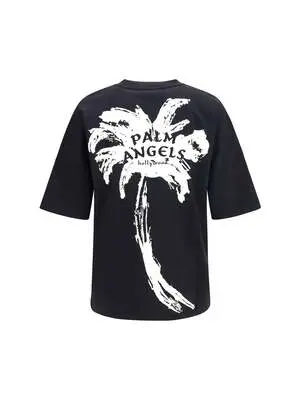 Palm Angels Palm Drift Back Over T-shirt - Black