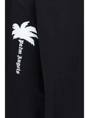 Palm Angels Palm Tree Statement Sweatshirt - Black