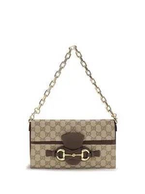 Gucci Medium Horsebit Ristretto Shoulder Bag - Cream