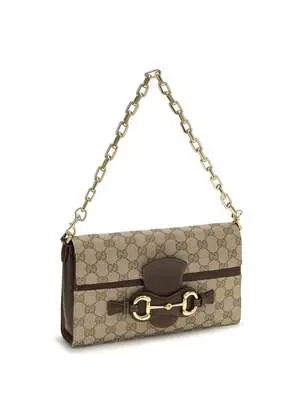 Gucci Medium Horsebit Ristretto Shoulder Bag