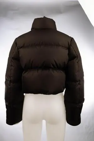Prada Quilted Down Jacket With Drawstring Hem - Multicolor