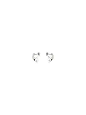 Bottega Veneta 925 Sterling Earrings - Silver