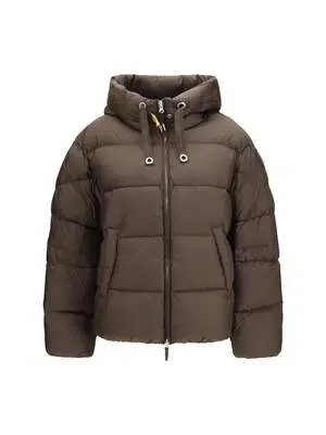 PARAJUMPERS Tilly Quilted Down Hooded Jacket - Brown