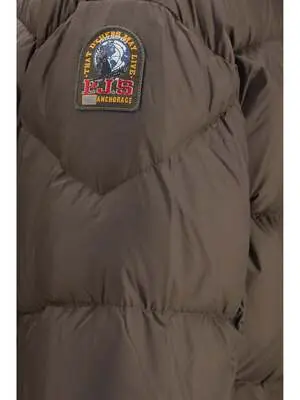 PARAJUMPERS Tilly Quilted Down Hooded Jacket - Brown