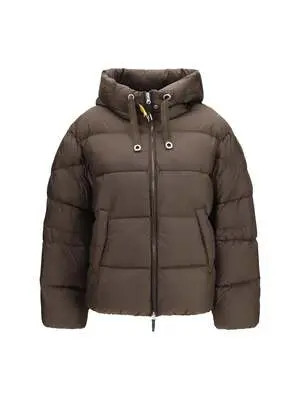 PARAJUMPERS Tilly Quilted Down Hooded Jacket - Brown