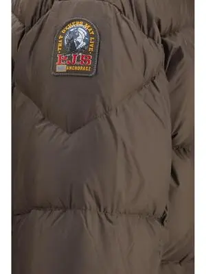 PARAJUMPERS Tilly Quilted Down Hooded Jacket - Brown