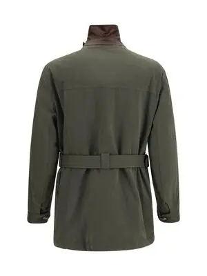 Brunello Cucinelli Belted Waterproof Jacket