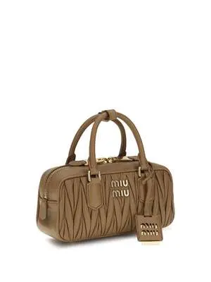 Miu Miu Arcadie Shoulder Bag - Cream