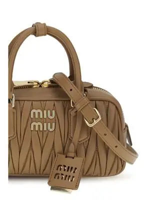 Miu Miu Arcadie Shoulder Bag - Cream