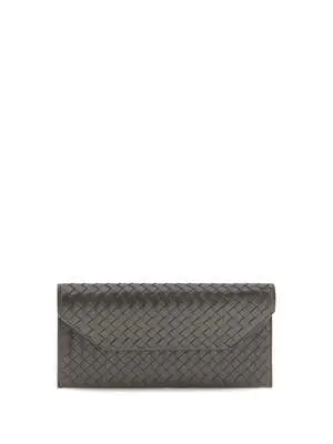 Bottega Veneta Intrecciato Nappa Wallet - Brown