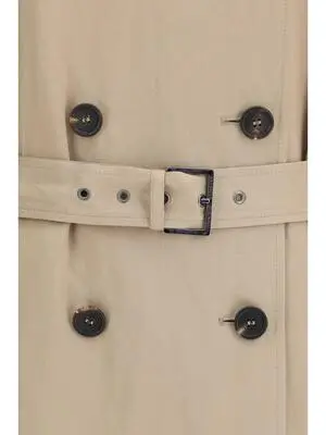 Brunello Cucinelli Belted Trench Coat - Cream