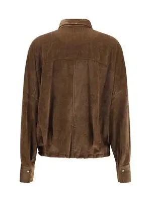 Brunello Cucinelli Corduroy Shirt - Brown