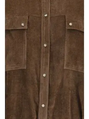 Brunello Cucinelli Corduroy Shirt - Brown